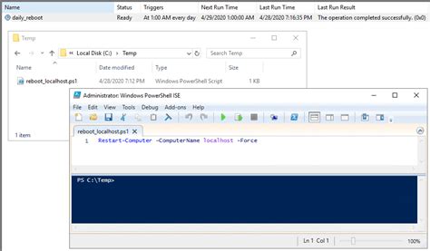 running powershell scripts as scheduled tasks in windows mssql dba blog
