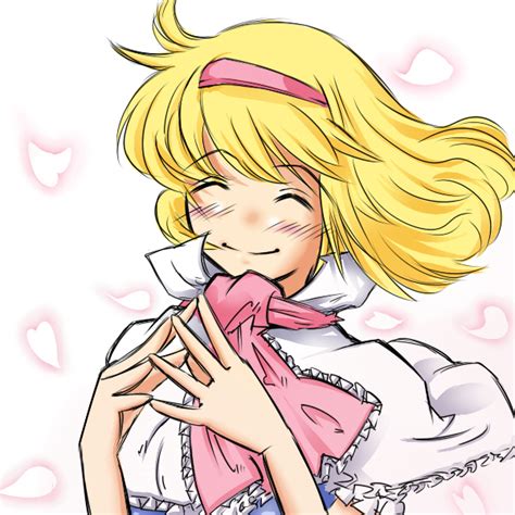 Safebooru 1girl Alice Margatroid Ascot Blonde Hair Blush Capelet
