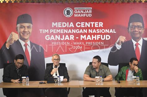 Keterangan Pers Tpn Ganjar Mahfud Antara Foto