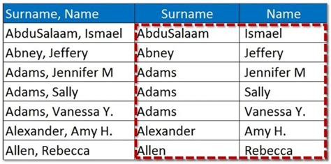 step by step text to columns in excel split cells into