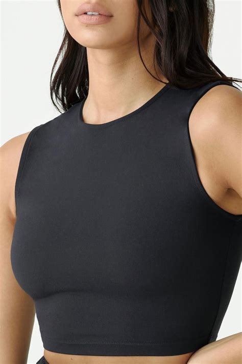 Joah Brown Second Skin Tank Black Garmentory