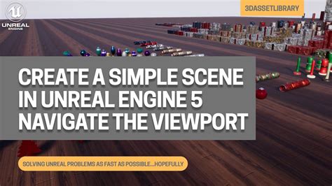 creating a simple scene in unreal engine 5 navigating the viewport