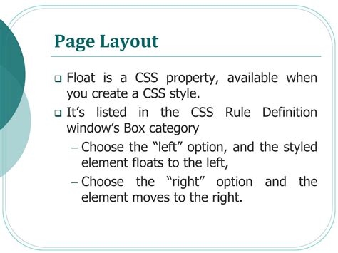 ppt advanced css page layout powerpoint presentation