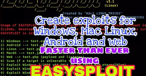 easysploit easy and automatic metasploit
