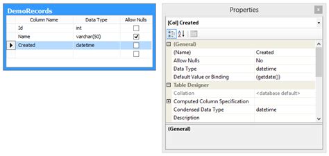 entity framework “code first computed getdate ” lance larsen