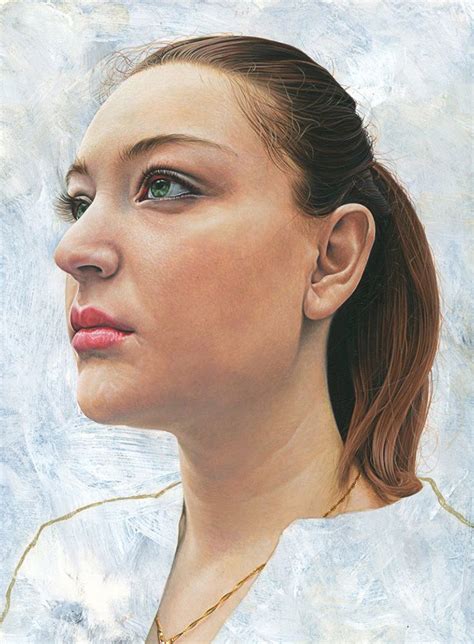 E Steve Caldwell Acrylic On Panel 2013 {figurative Realism Art