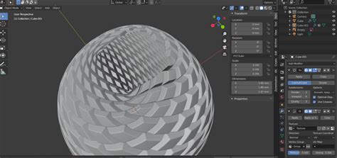 topology issues with texturing an egg shape displace modifier