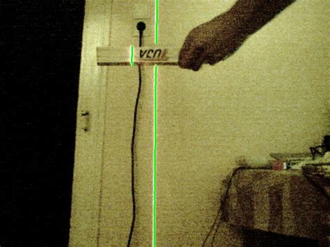laser line detection opencv stack overflow