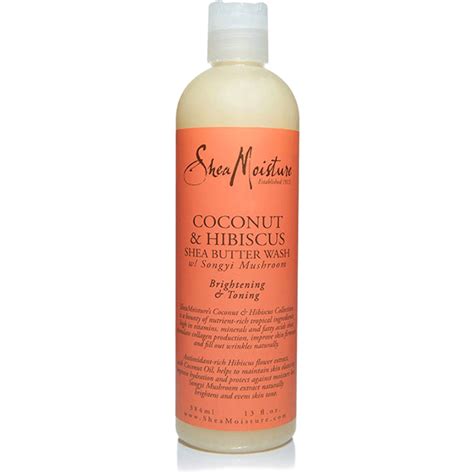 Shea Moisture Coconut And Hibiscus Illuminating Body Wash 13oz Beauty