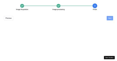 react step progress bar examples codesandbox