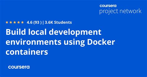 build local development environments using docker containers coursya