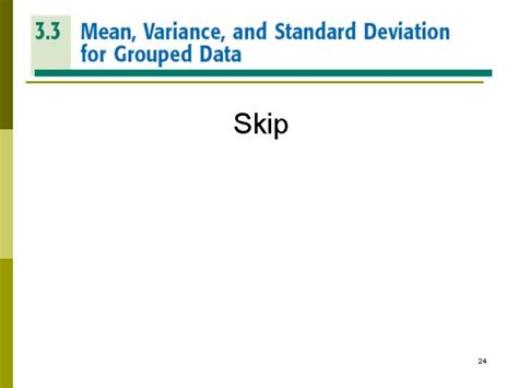 Chapter 3 Numerical Descriptive Measures 1 Measures Of