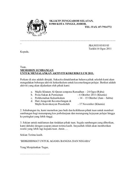 Contoh Surat Ucapan Terima Kasih Kepada Sponsor