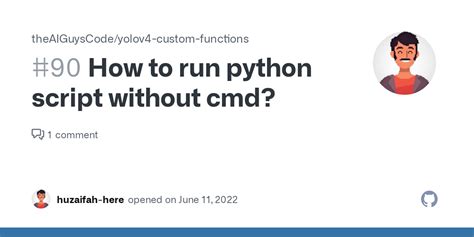 How To Run Python Script Without Cmd · Issue 90 · Theaiguyscode
