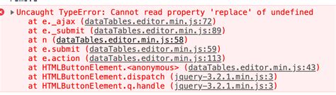 editor delete cannot read property replace of undefined — datatables