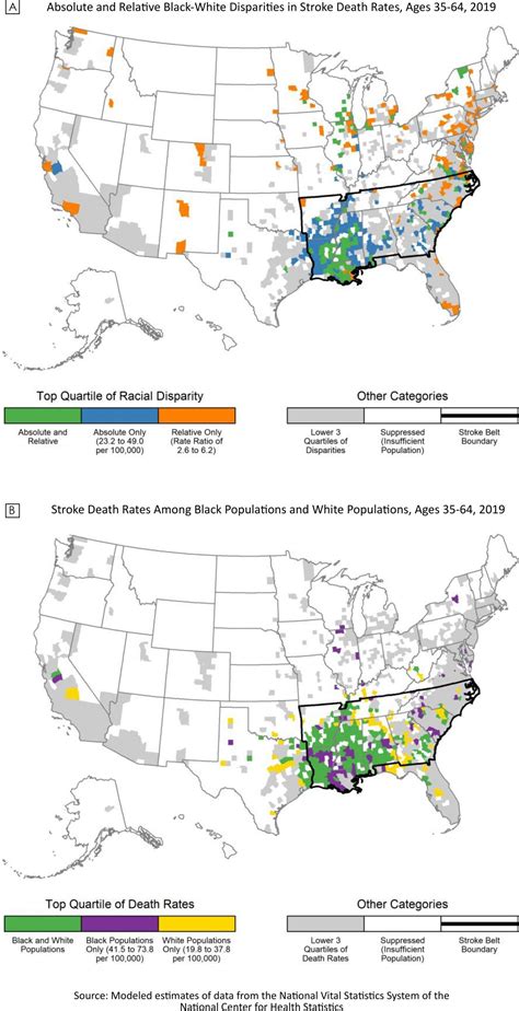 Differences In Geographic Patterns Of Absolute And Relative Black White