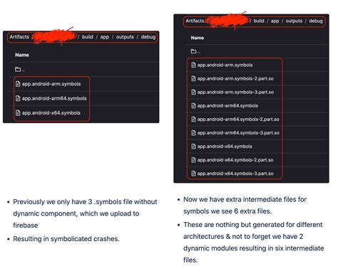 deferred component issue [not able to symbolicate crashes on firebase