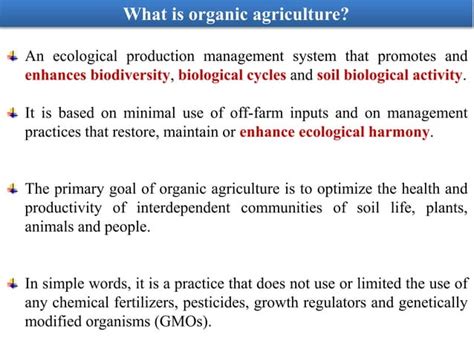 Nutrient Management Practices In Organic Farming
