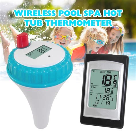 Pool Wireless Floating Easy Read Remote Digital Outdoor Floating
