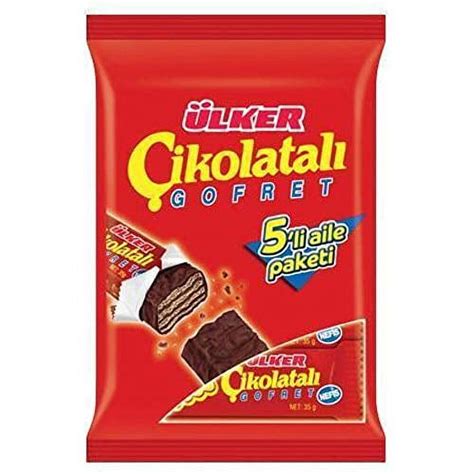 Ulker Cikolatali Gofret Lot Of 36 Chocolate Wafers