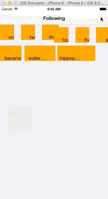 ios uicollectionview with self sizing cells resizes cells during