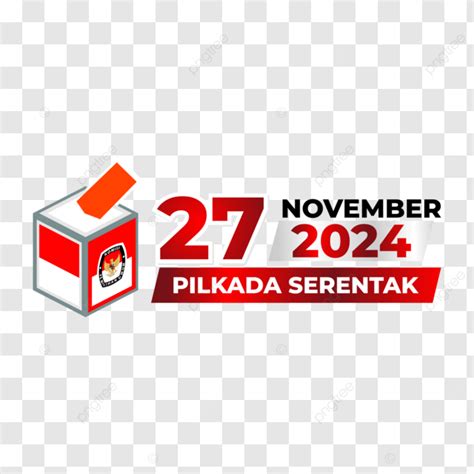 Logo Pilkada Serentak 27 November 2024 Dengan Kotak Pemilu Kpu Vektor