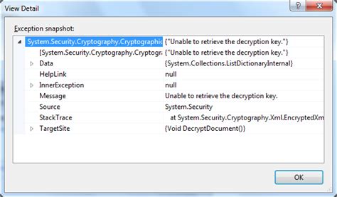 c what is incorrect from this all in one xml encryption decryption