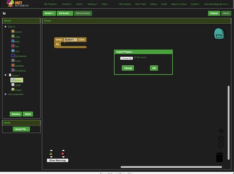 mit app inventor 2 dark mode open source development mit app