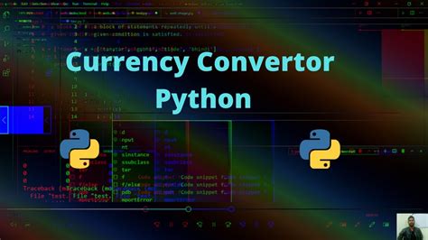 currency converter by using python youtube