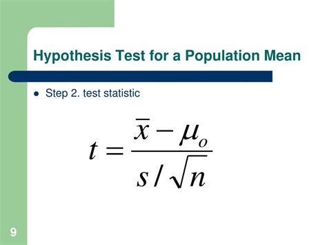 Ppt Hypothesis Test Ii T Tests Powerpoint Presentation Free