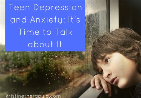 Teen Depression And Anxiety Its Time To Talk About It Kristine Tye