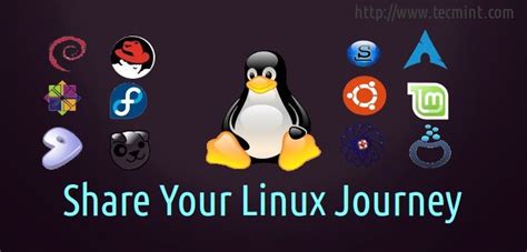 share your linux journey through the years of linux with tecmint