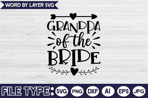 Grandpa Of The Bride Graphic By Creative Creator · Creative Fabrica