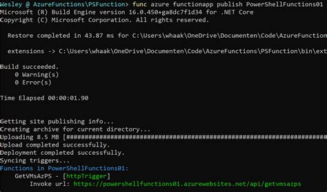 introduction to powershell on azure functions