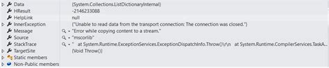 error while copying content to a stream · issue 851 · telegrambots