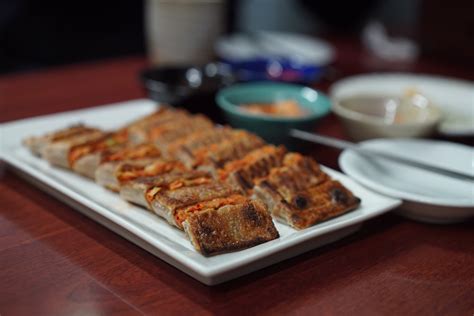무료 이미지 레스토랑 요리 식품 조리 아침 식사 고기 아시아 음식 간식 식당 와인 반찬 한국 음식 전병