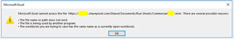 how to fix “microsoft excel cannot access the file” error