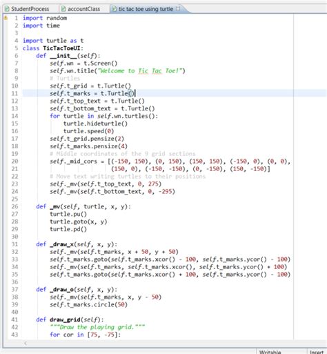 1 use turtle graphics to create a tic tac toe game in python write a
