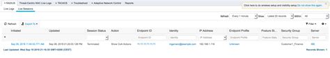 solved sxp dynamic sessions not removed from ise cisco community