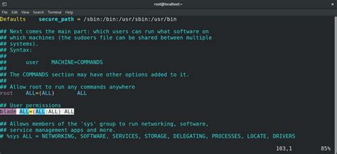 the sudo command and sudoers file systran box
