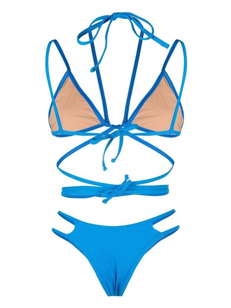 AndreĀdamo Strappy Bikini Set Farfetch
