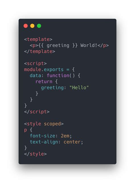 single file components vue js