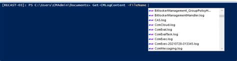 viewing configmgr logs via powershell garytown configmgr blog