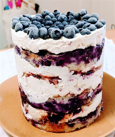Lemon Blueberry Mascarpone Cake Get More Anythinks