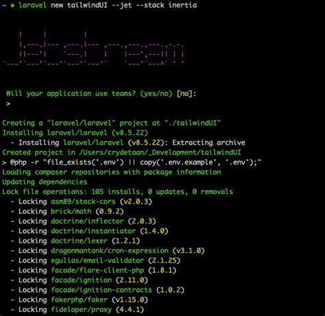 contoh tutorial crud dengan laravel 8 jetstream dan tailwind css