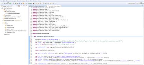 apache spark a master url must be set in your configuration gives lot