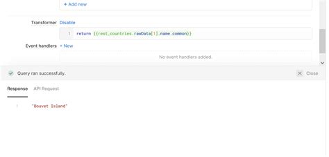how do i get an array with all the countries queries and resources