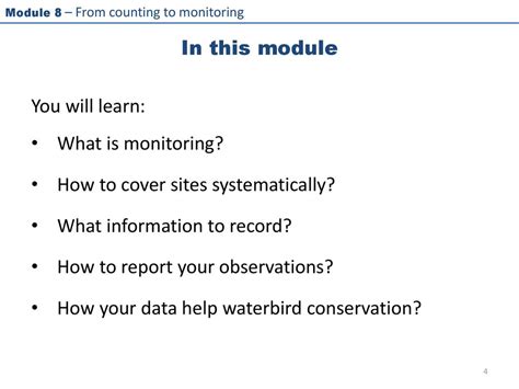 Module 8 From Counting To Monitoring Ppt Download