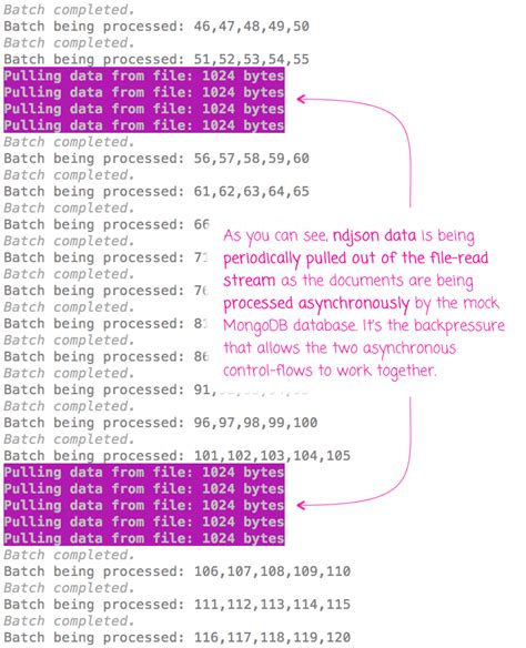 using transform streams to manage backpressure for asynchronous tasks