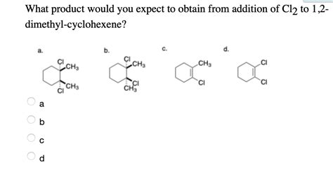 Solved What Is The Major Product Of The Following Reaction